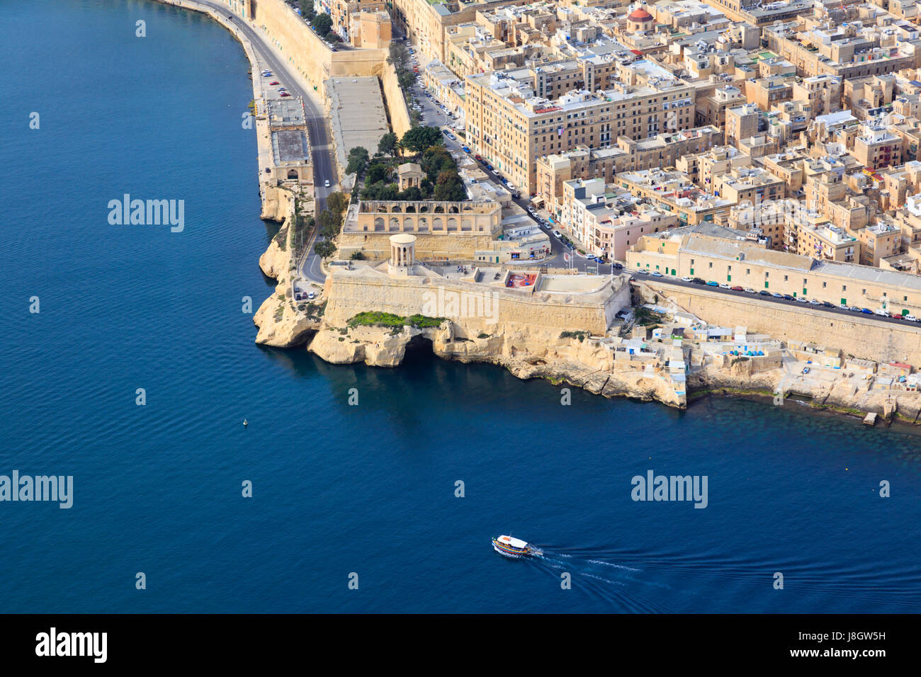 Aerial view of Floriana, Valletta, Malta Stock Photo - Alamy