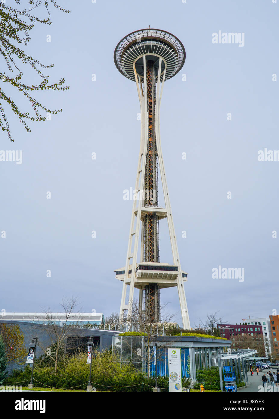 Space Needle - most famous icon of Seattle - SEATTLE / WASHINGTON ...