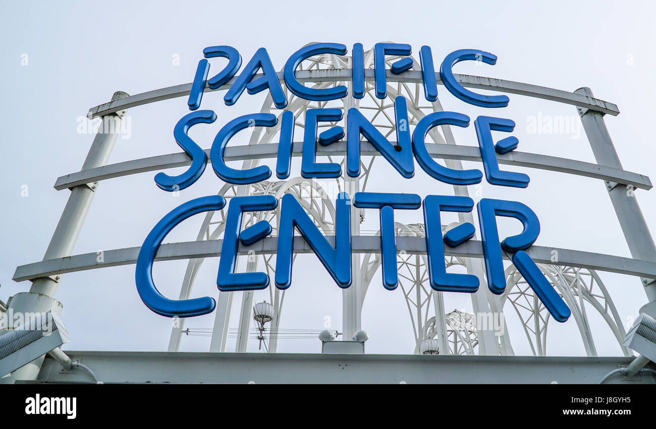 Pacific Science Center in Seattle - SEATTLE / WASHINGTON - APRIL 11 ...
