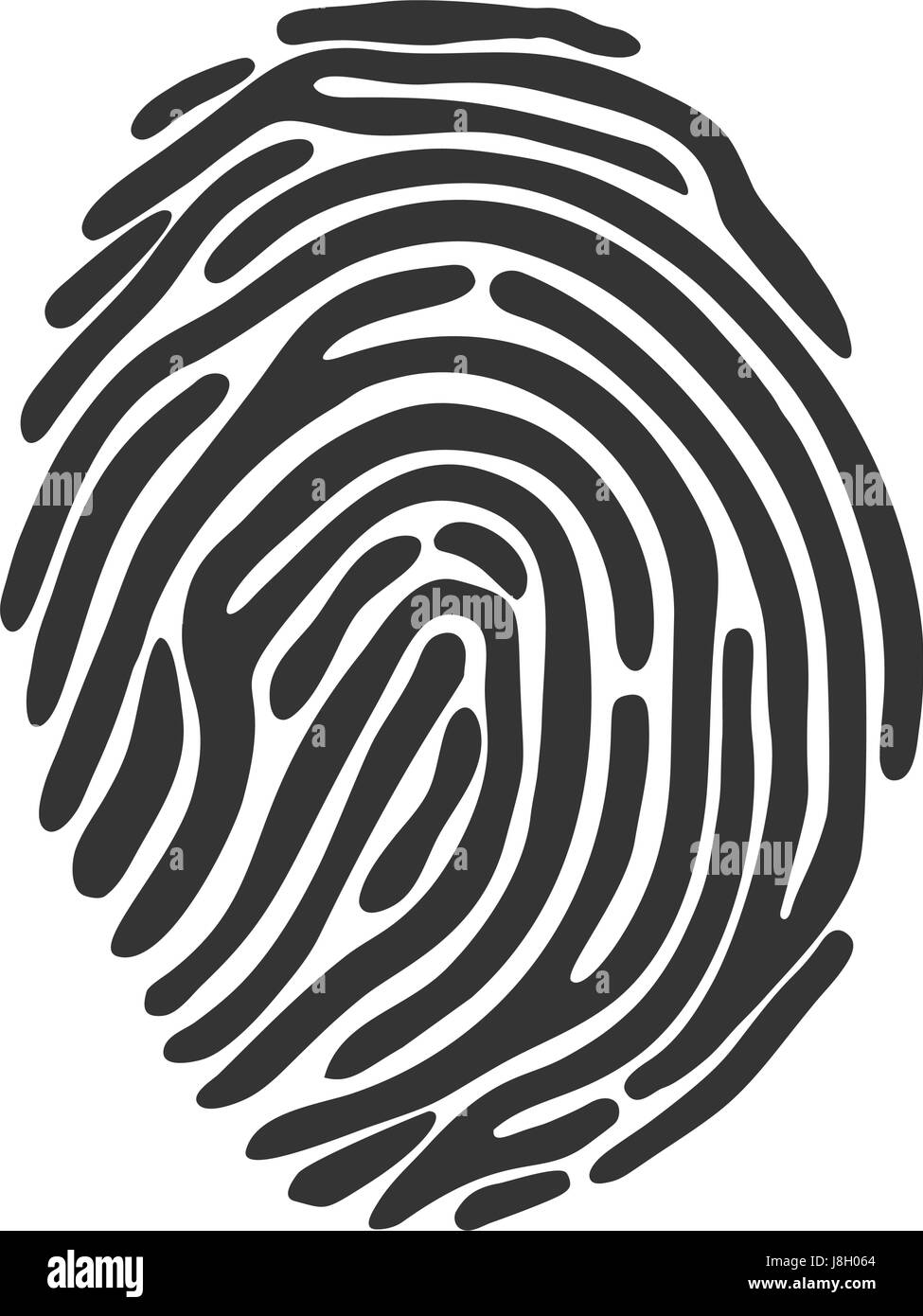 fingerprint icon image Stock Vector Image & Art - Alamy
