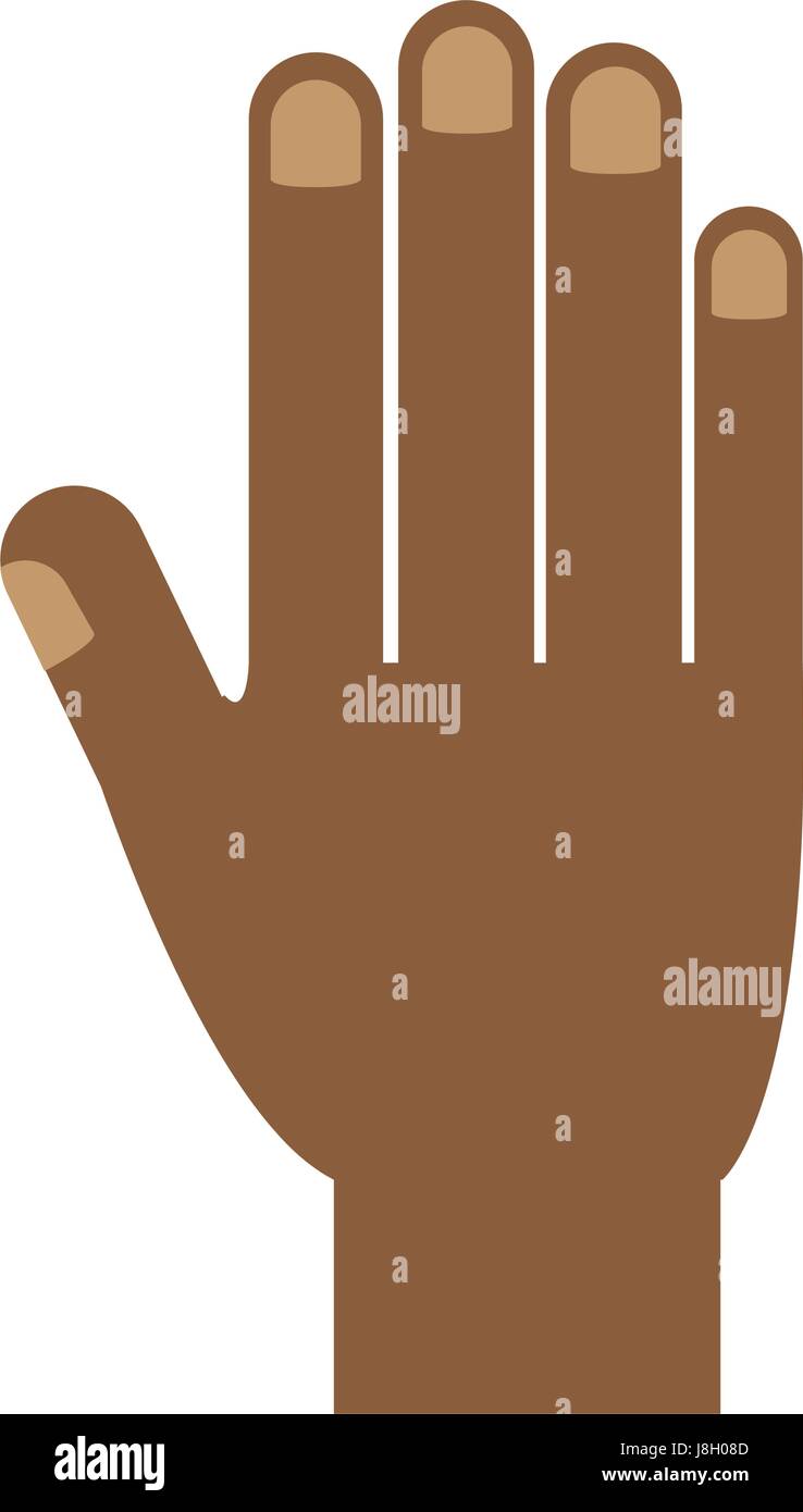 human hand icon Stock Vector Image & Art - Alamy