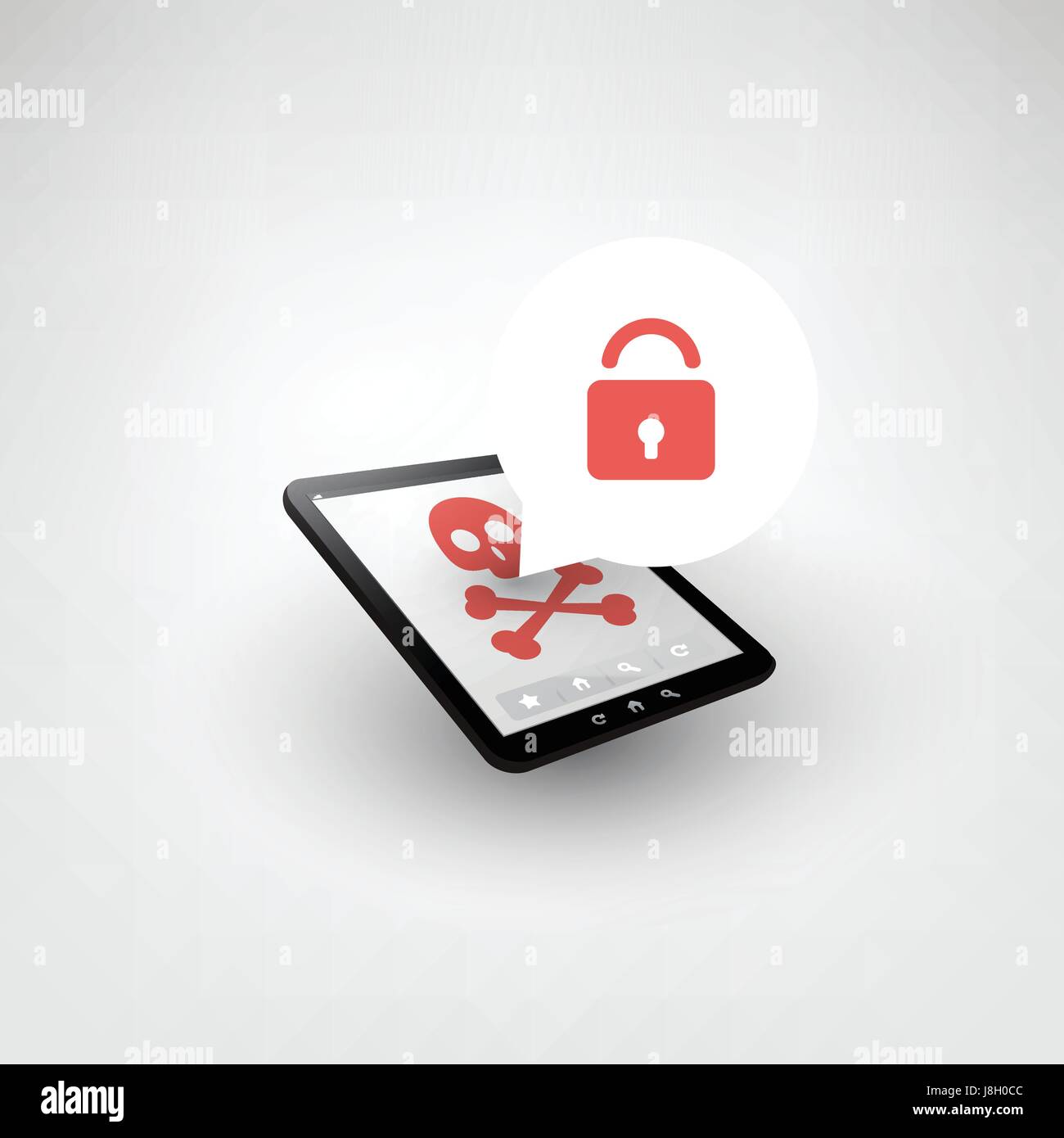 Locked device Stock Vector Images - Alamy