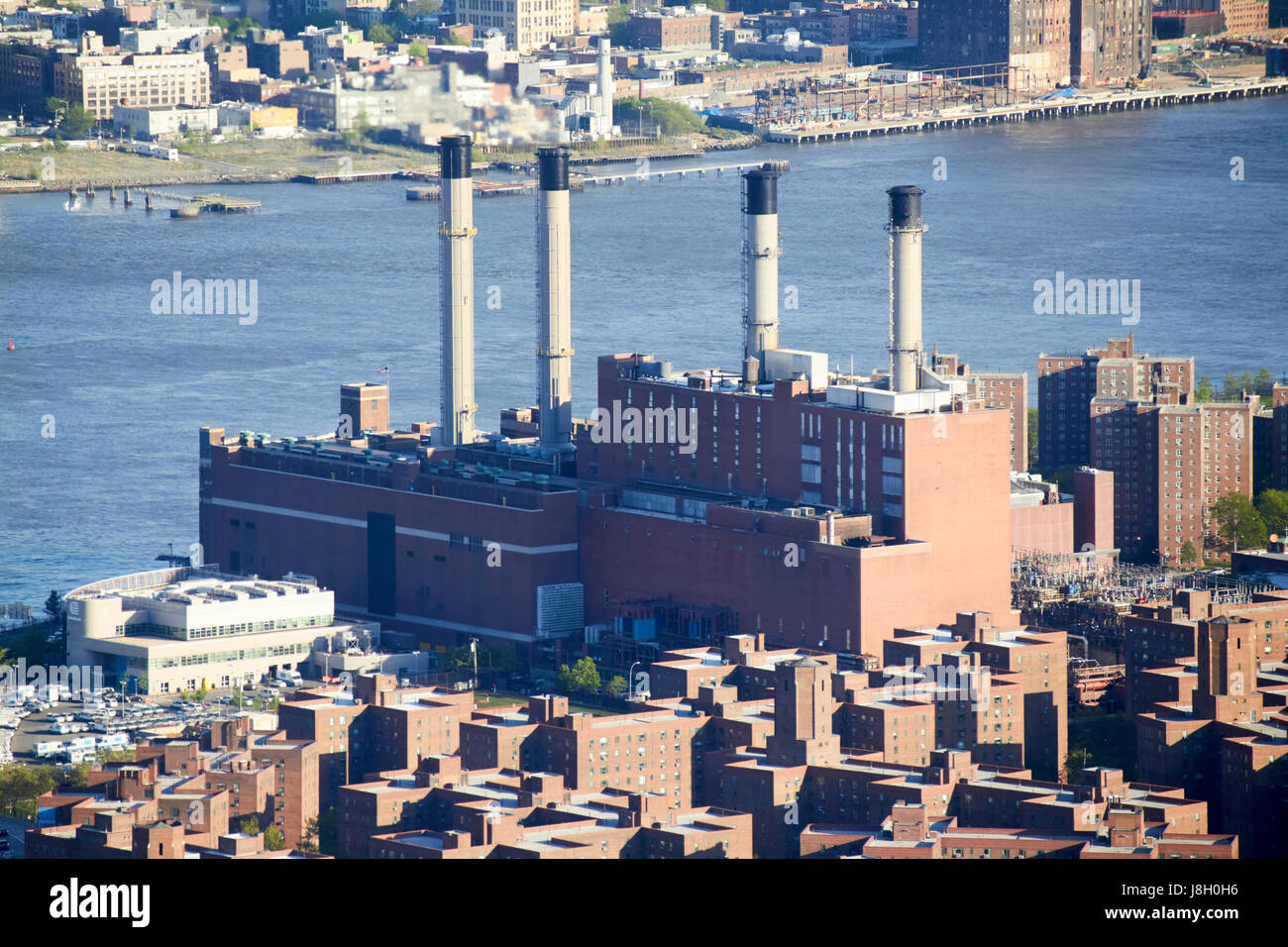 conedison power plant 15th street lower manhattan New York City USA ...
