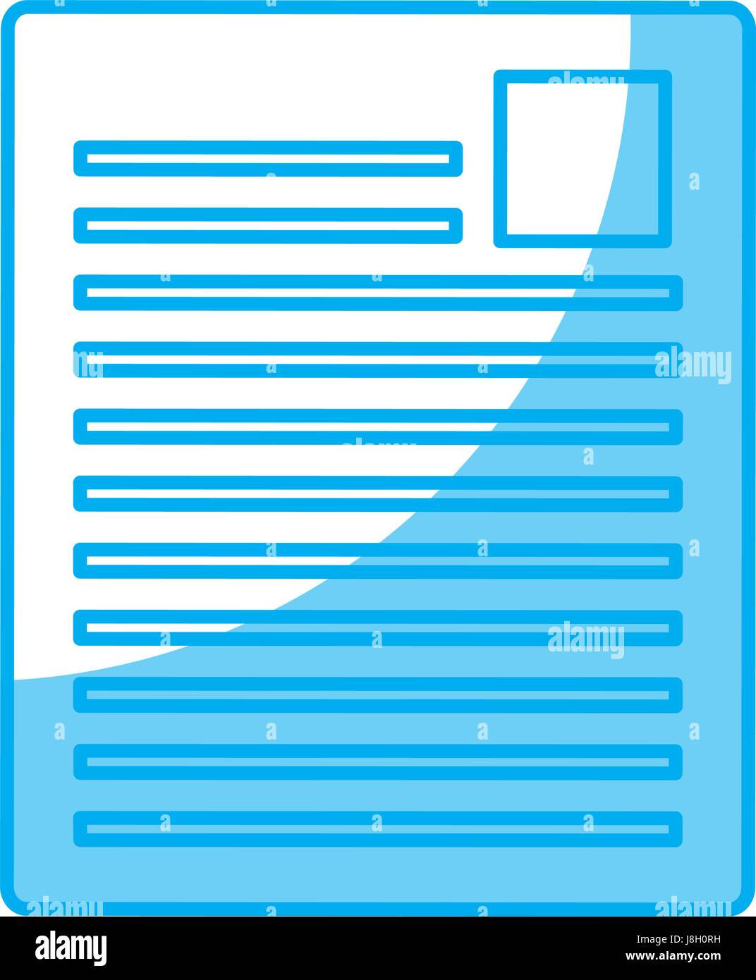 document page icon Stock Vector Image & Art - Alamy