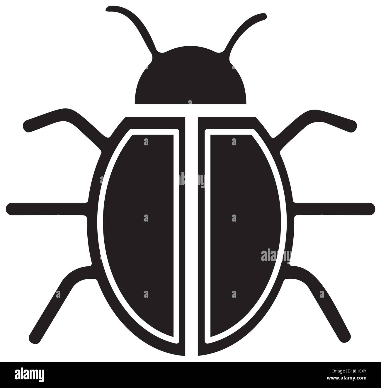 bug insect icon Stock Vector Image & Art - Alamy