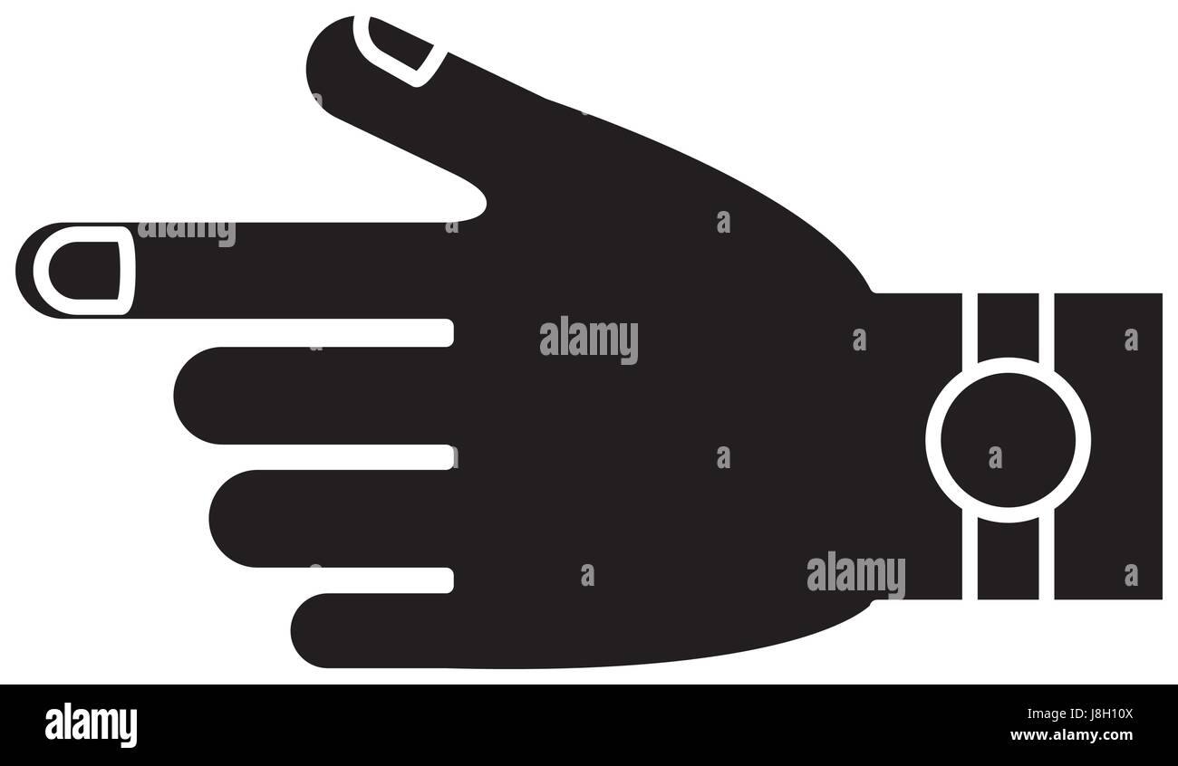 human hand icon Stock Vector Image & Art - Alamy