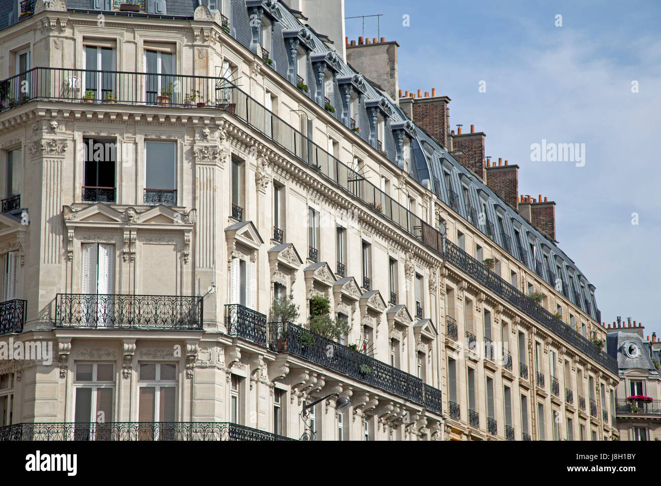 paris, facade, style of construction, architecture, architectural style ...