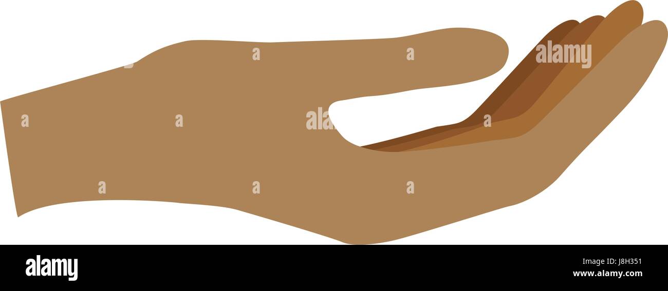 human hand icon Stock Vector Image & Art - Alamy