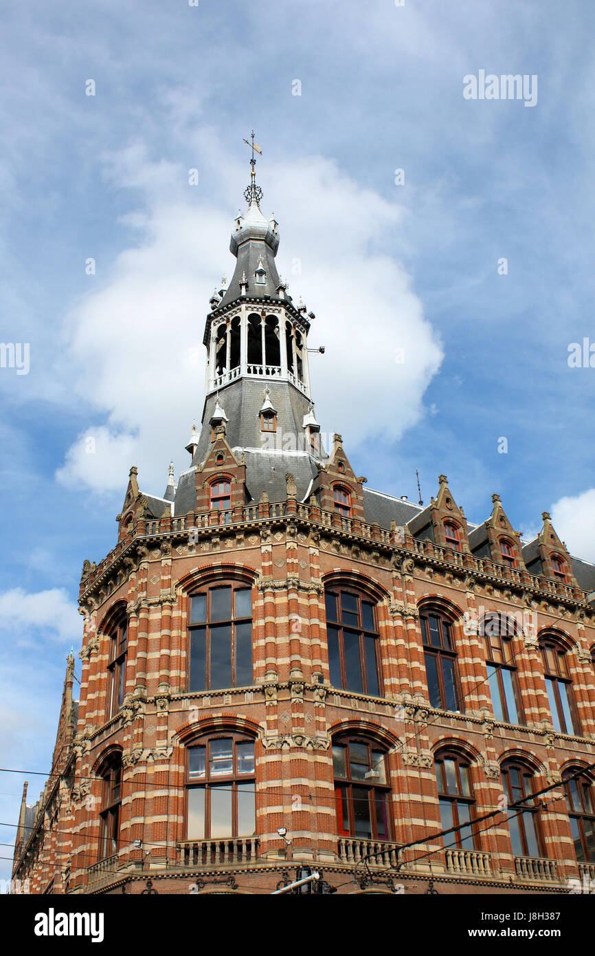 brick gothic in amsterdam Stock Photo - Alamy