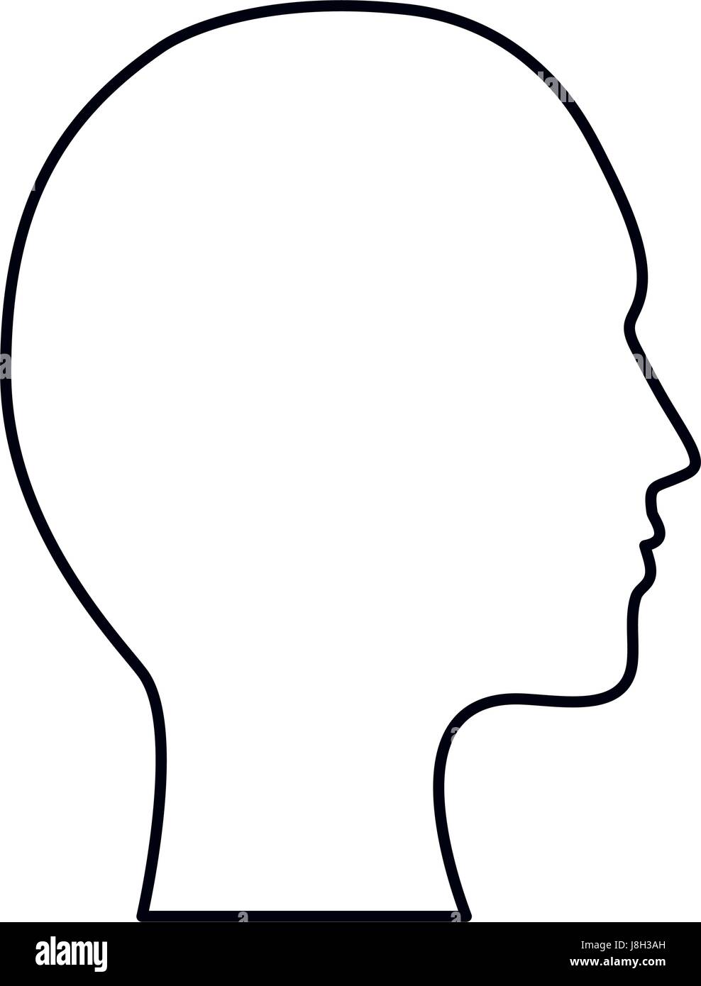 human head icon Stock Vector Image & Art - Alamy