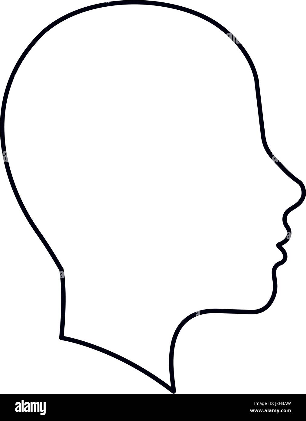 human head icon Stock Vector Image & Art - Alamy