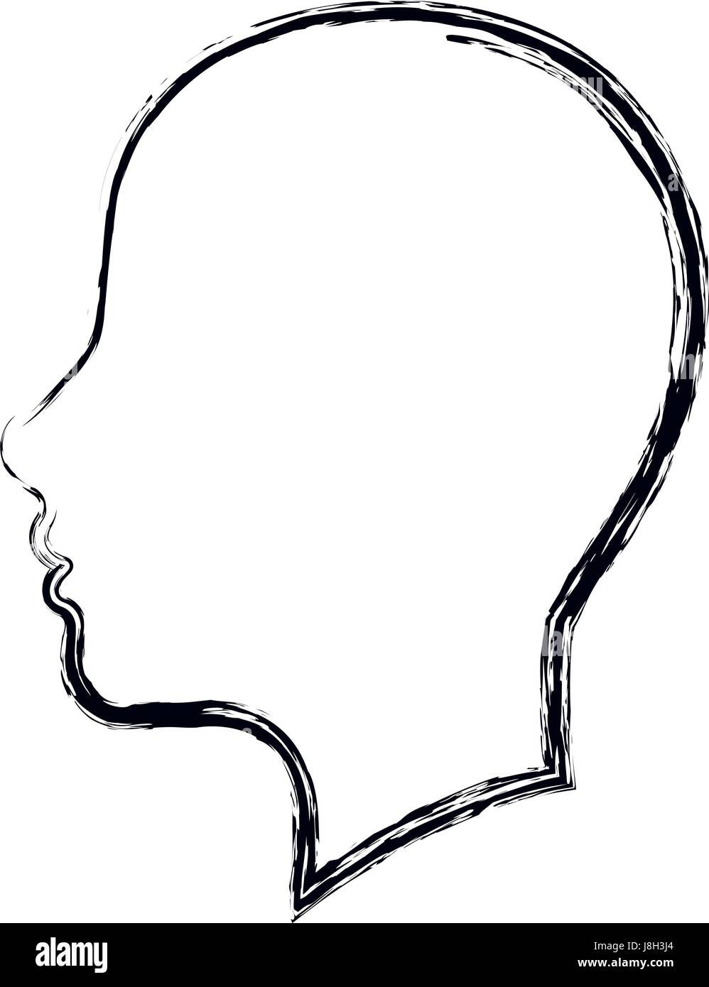 human head icon Stock Vector Image & Art - Alamy