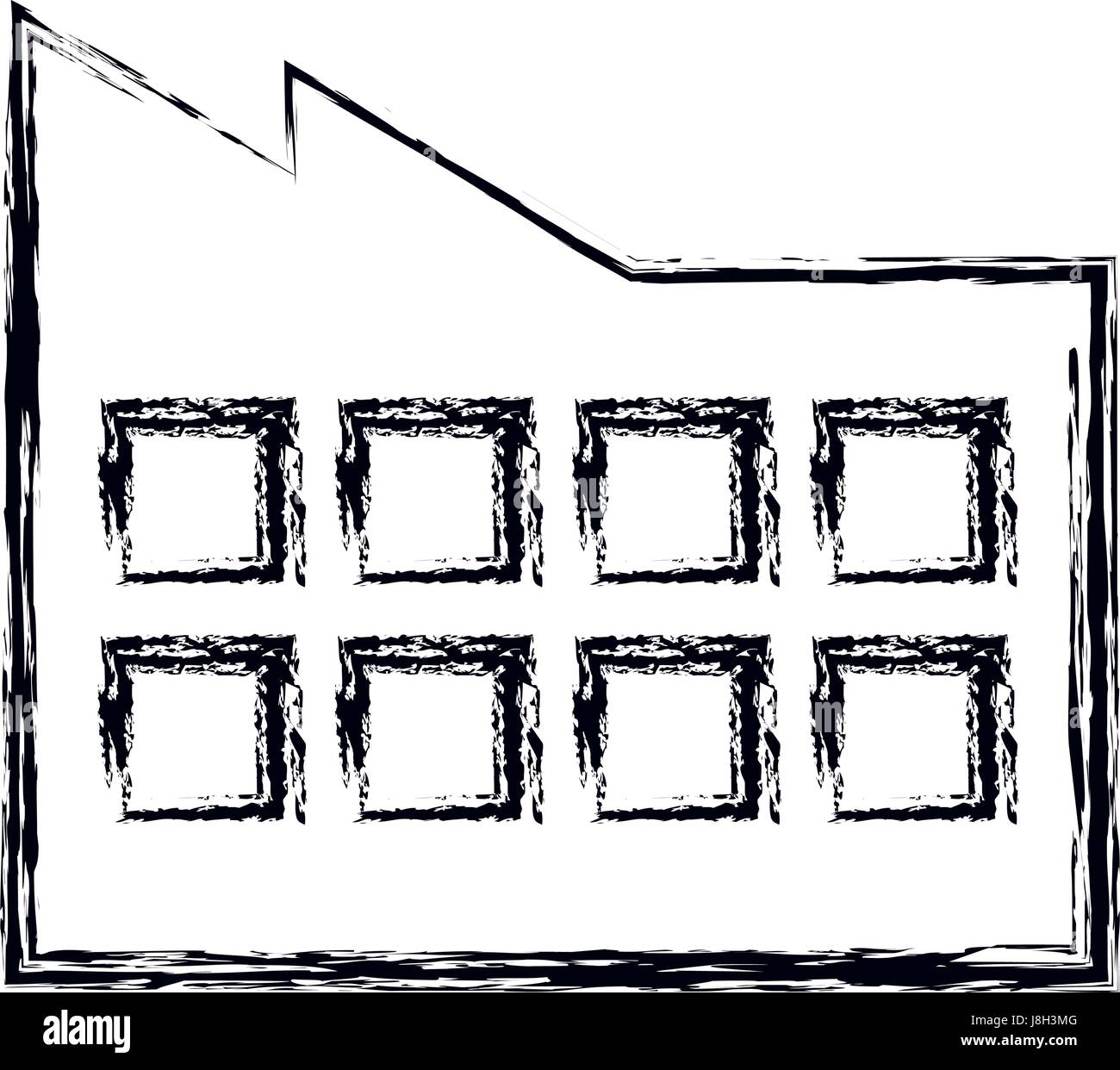 Overhead factory Stock Vector Images - Alamy