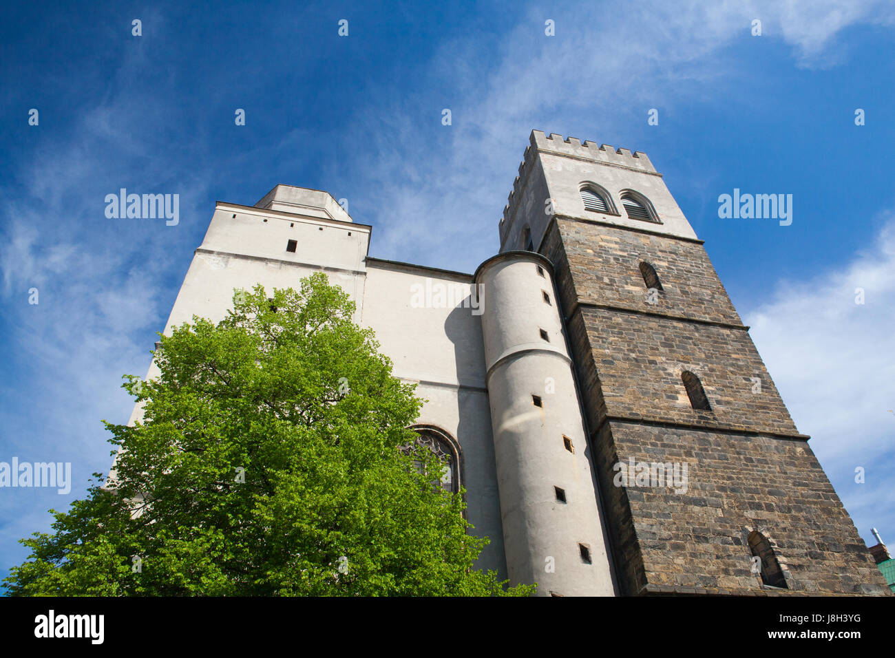 Saint Maurice church in Olomouc, Czech Republic. The Parish Church of ...