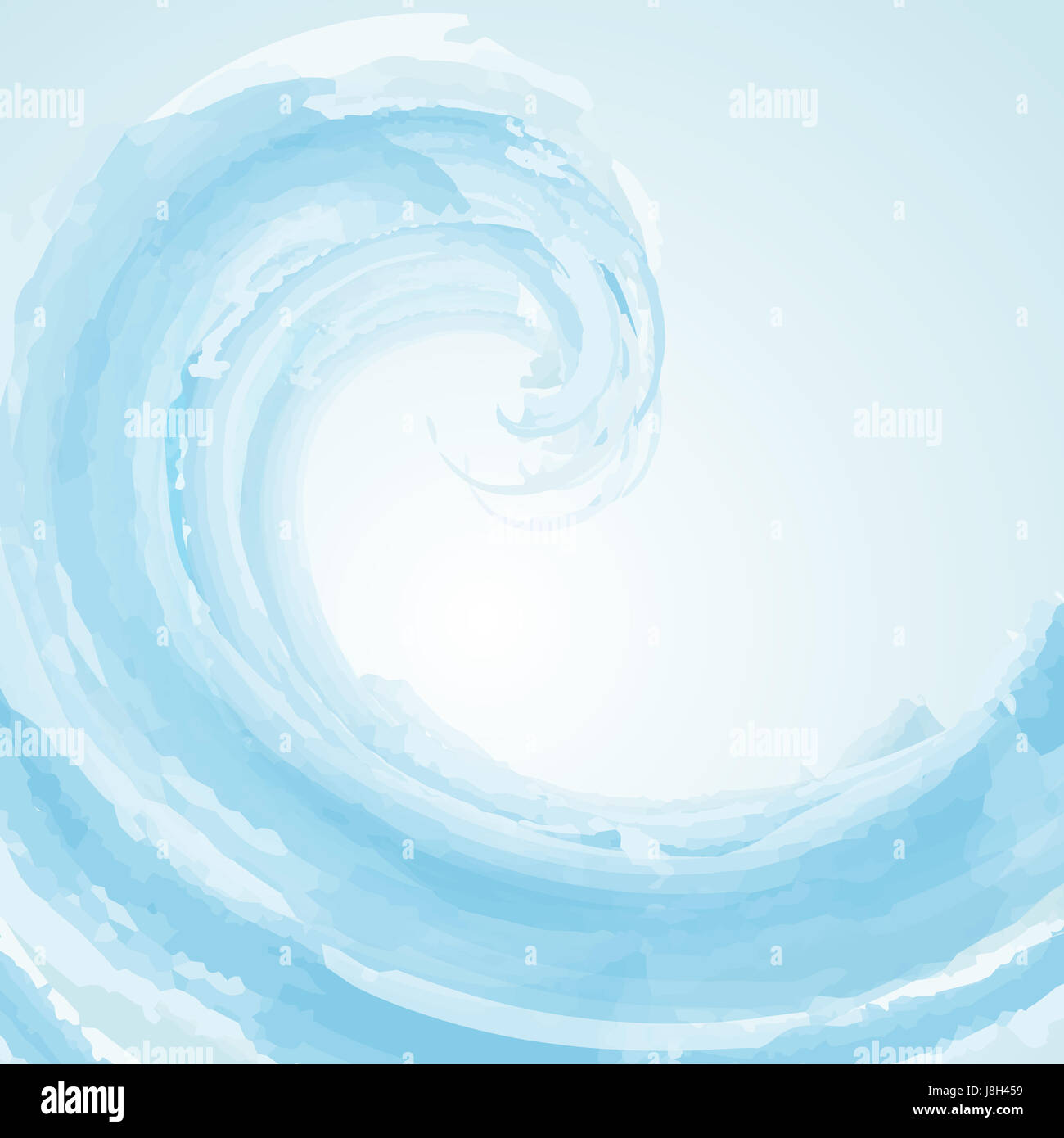 colour, illustration, wave, paint, tropical, watercolour, vector, gush ...