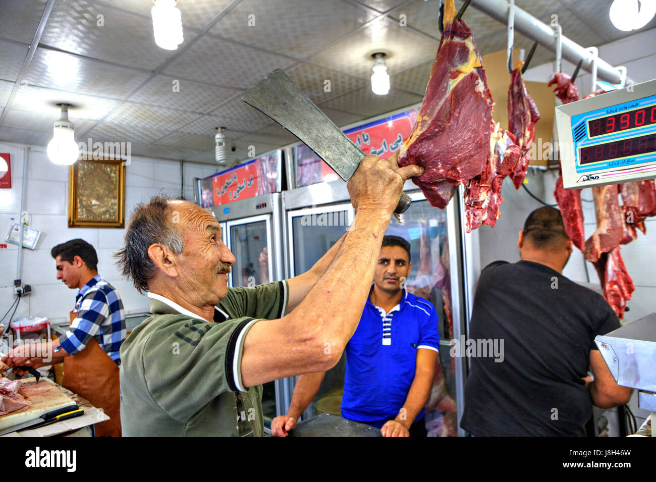 Bandar Abbas, Hormozgan Province, Iran - 16 april, 2017: Elderly ...