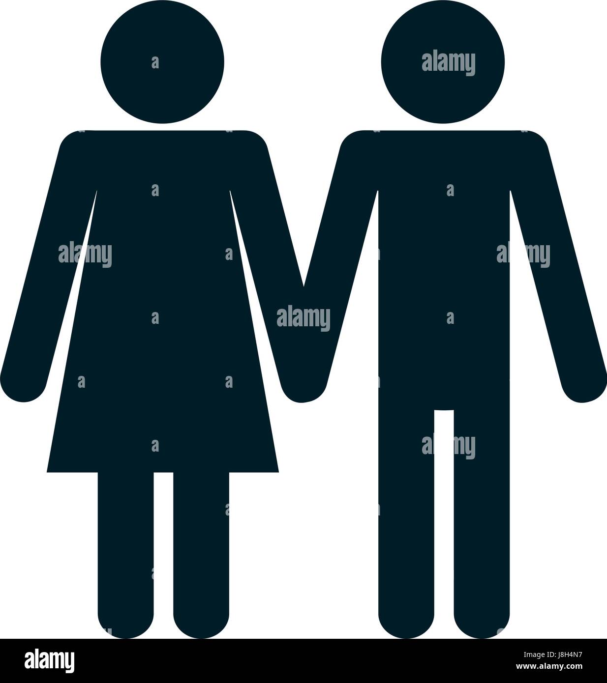 pictogram couple icon Stock Vector Image & Art - Alamy