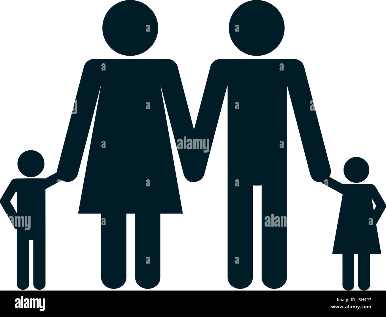 pictogram family design Stock Vector Image & Art - Alamy