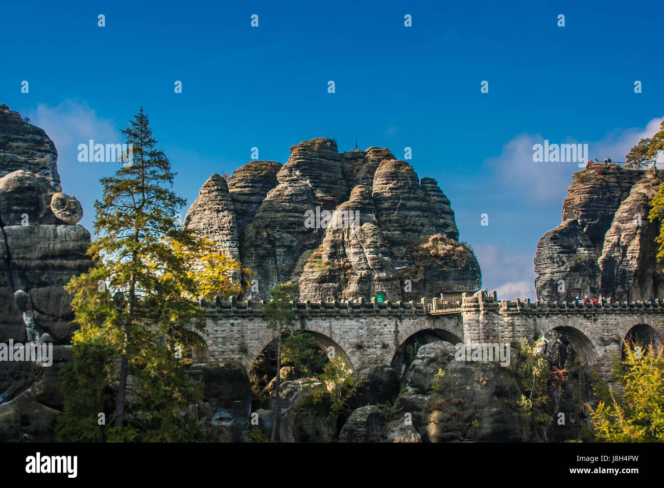 Landscape in the national park of the saxonian suisse Stock Photo - Alamy