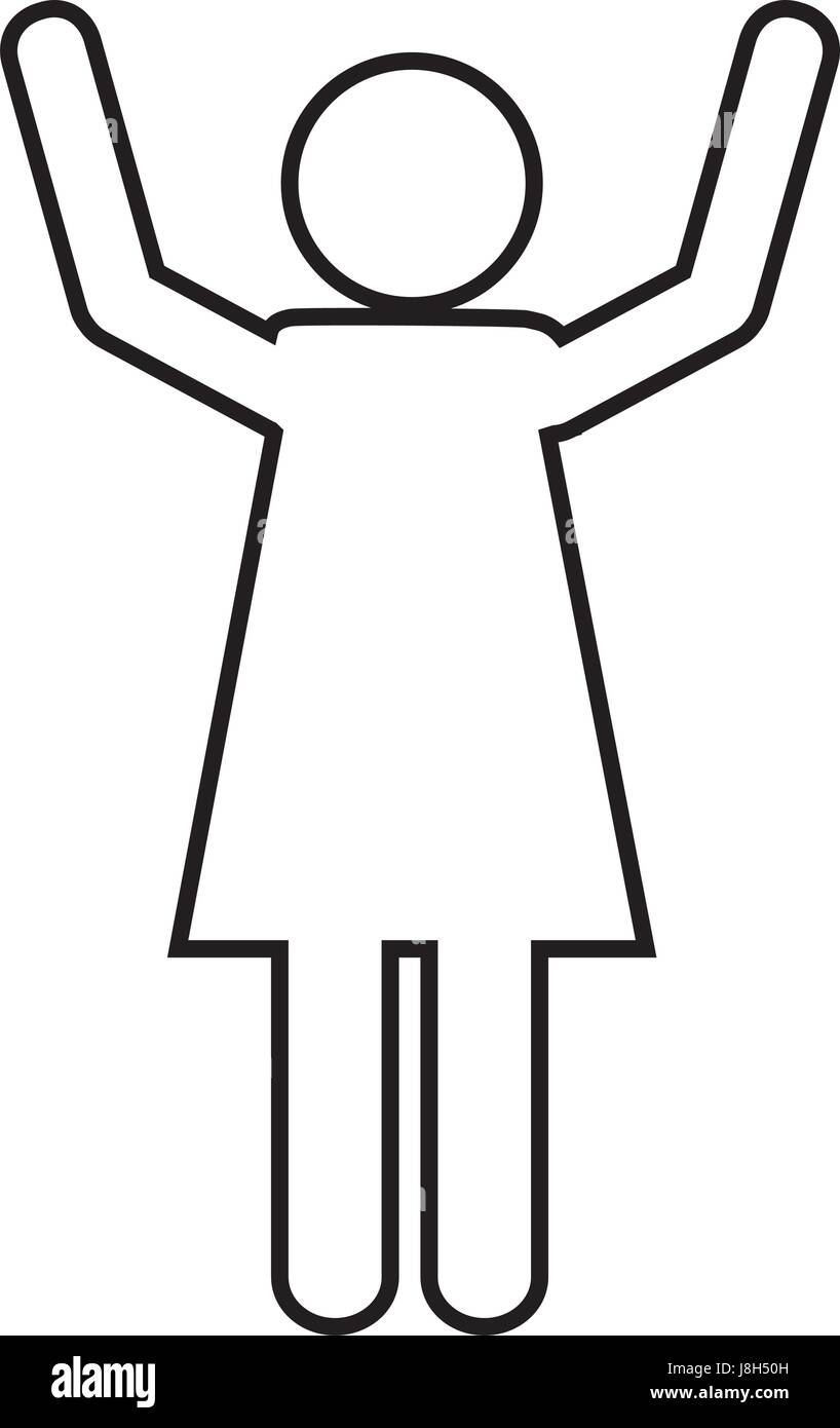 pictogram woman icon Stock Vector Image & Art - Alamy