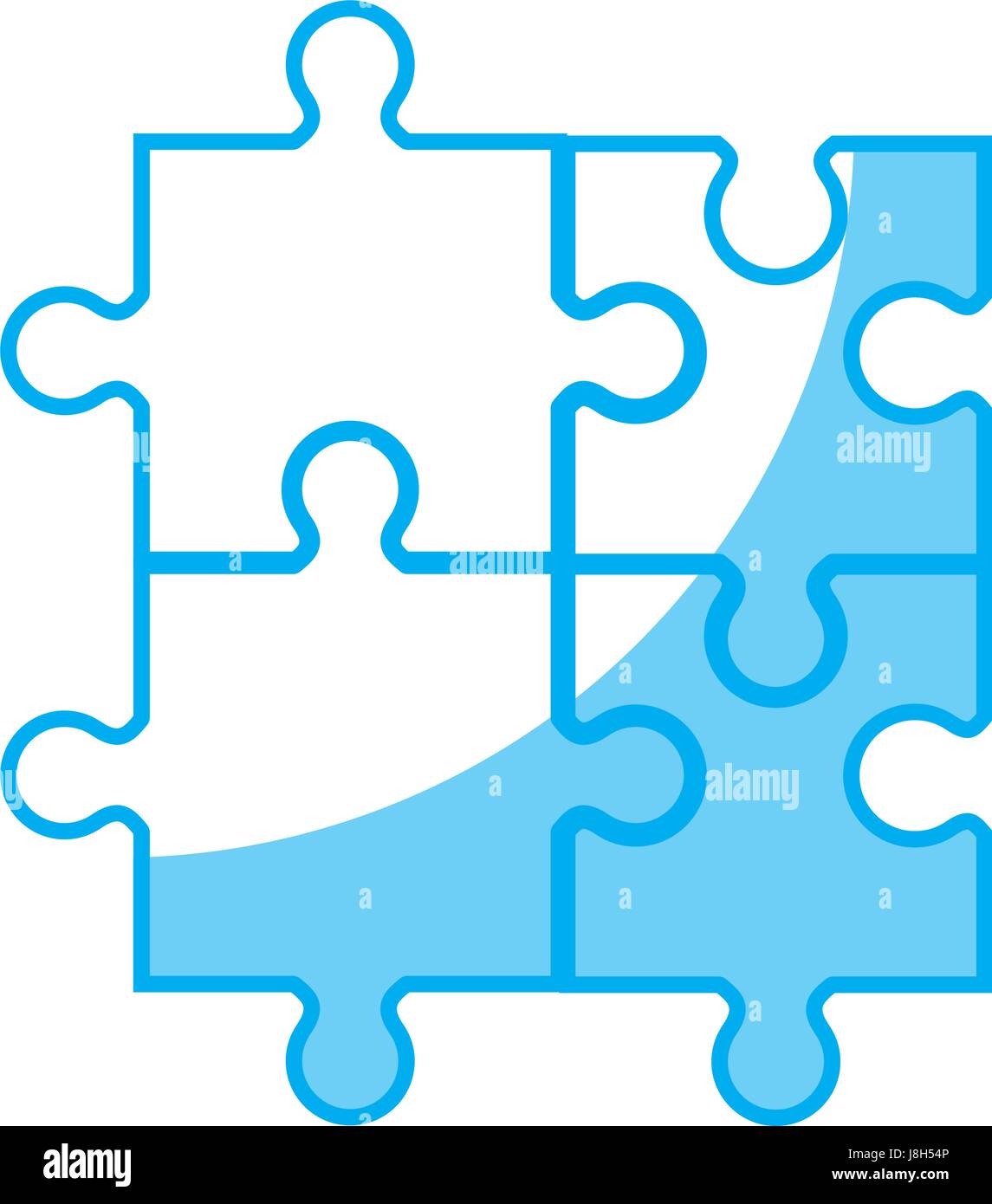 jigsaw puzzles design Stock Vector Image & Art - Alamy