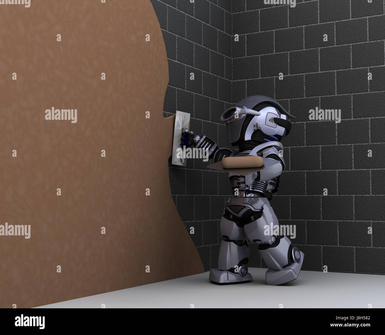 modern, modernity, electronics, future, plaster, wall, futuristic, work ...