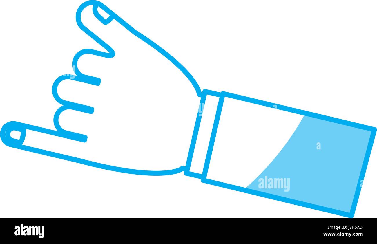 human hand icon Stock Vector Image & Art - Alamy