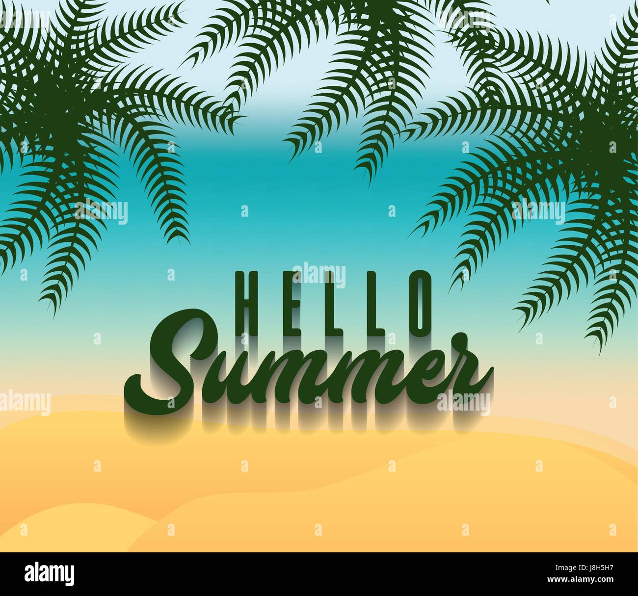 hello summer design Stock Vector Image & Art - Alamy