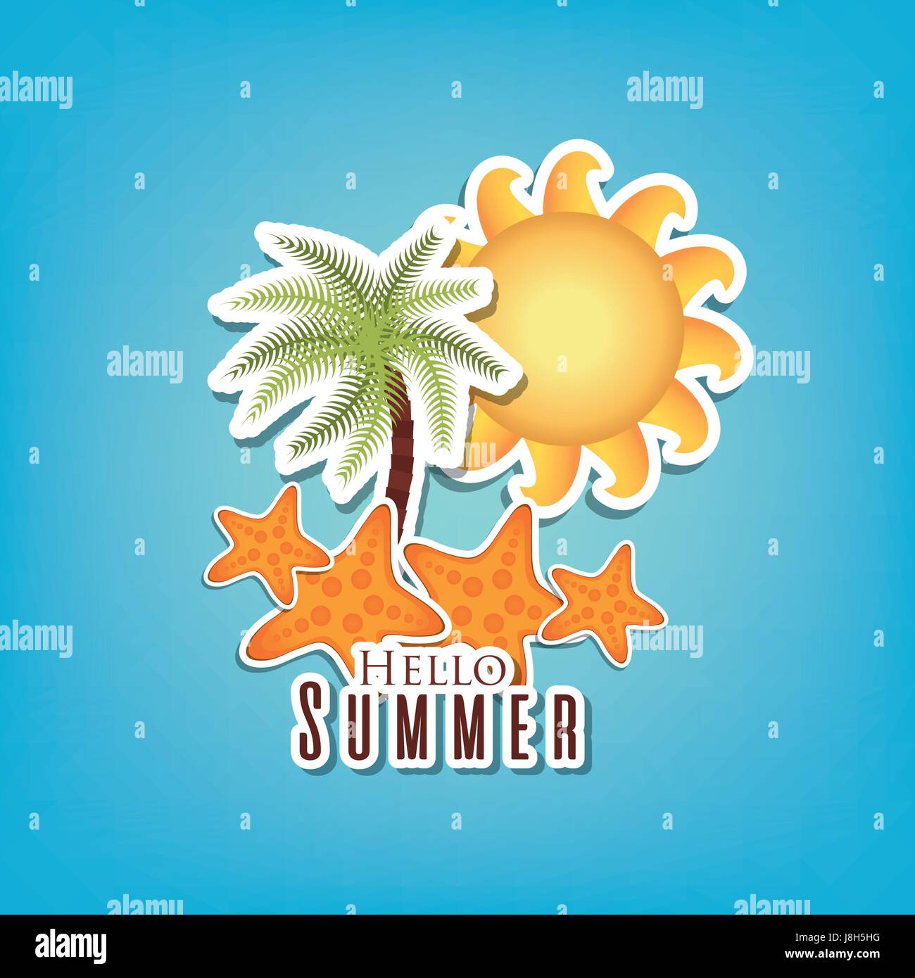 hello summer design Stock Vector Image & Art - Alamy