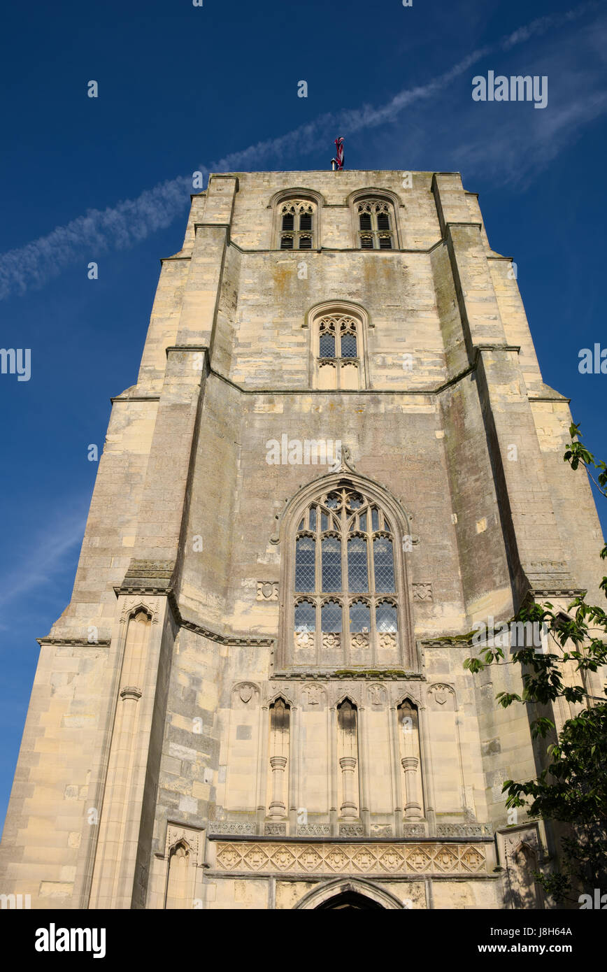 St Michael's Parish Church Bell Tower in Beccles Stock Photo - Alamy