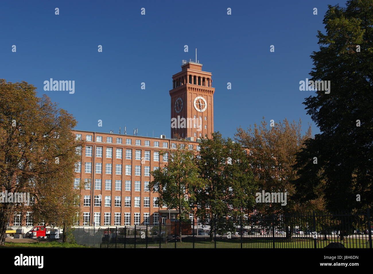 siemens - clock tower Stock Photo - Alamy