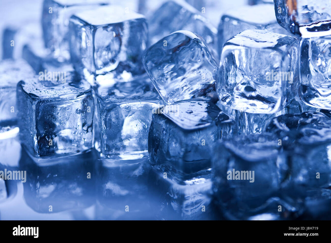cold, cool, icy, backgrounds, cubes, water, ice, close, blue, objects ...