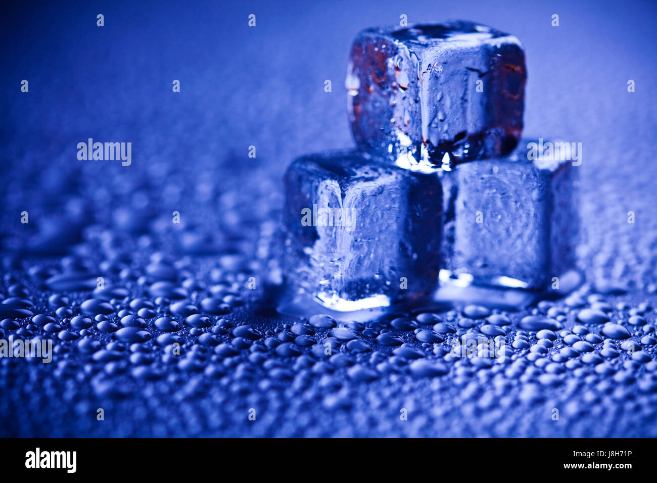 cold, cool, icy, backgrounds, cubes, water, ice, close, blue, objects ...