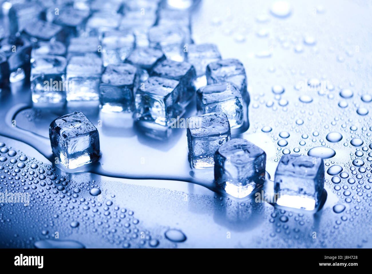 cold, cool, icy, backgrounds, cubes, water, ice, close, blue, objects ...