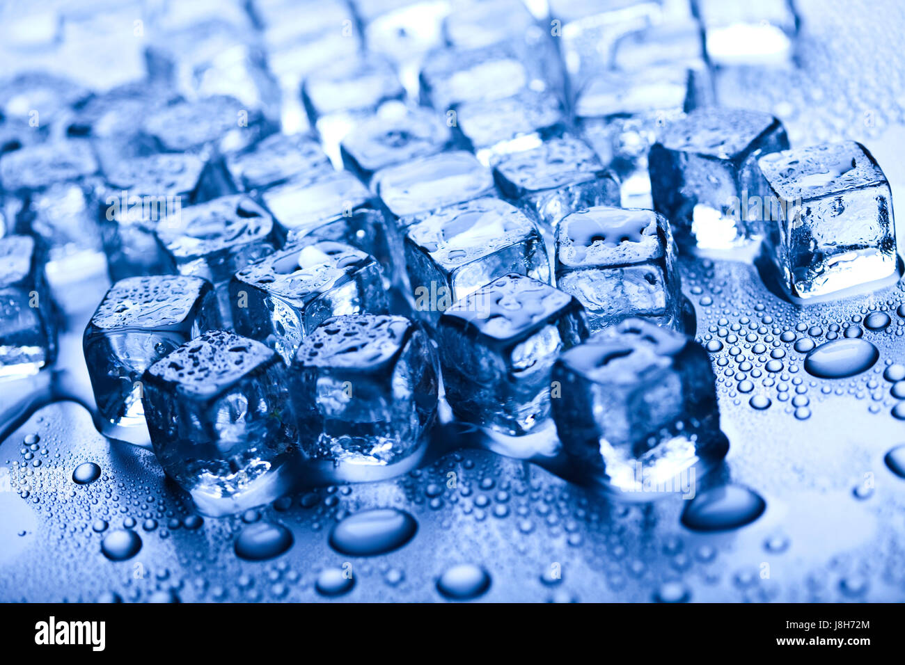 cold, cool, icy, backgrounds, cubes, water, ice, close, blue, objects ...