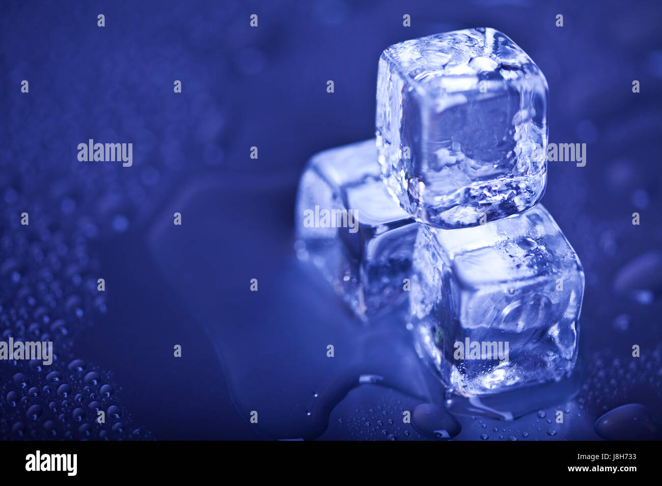 cold, cool, icy, backgrounds, cubes, water, ice, close, blue, objects ...