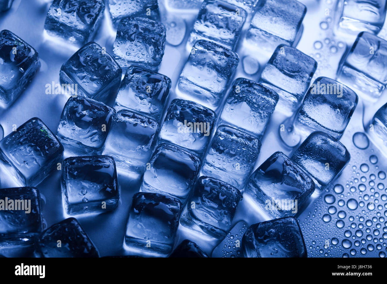 cold, cool, icy, backgrounds, cubes, water, ice, close, blue, objects ...
