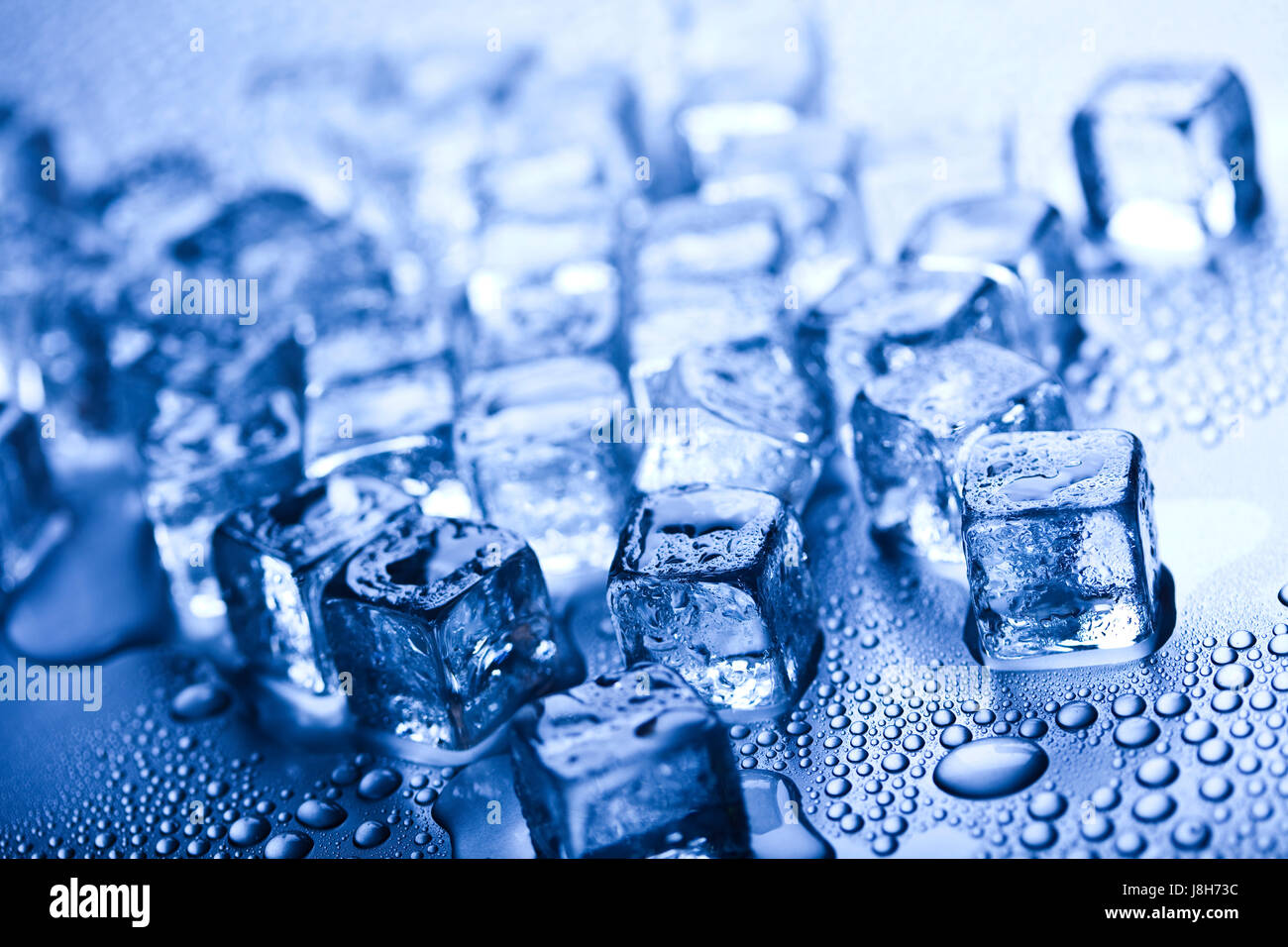 cold, cool, icy, backgrounds, cubes, water, ice, close, blue, objects ...