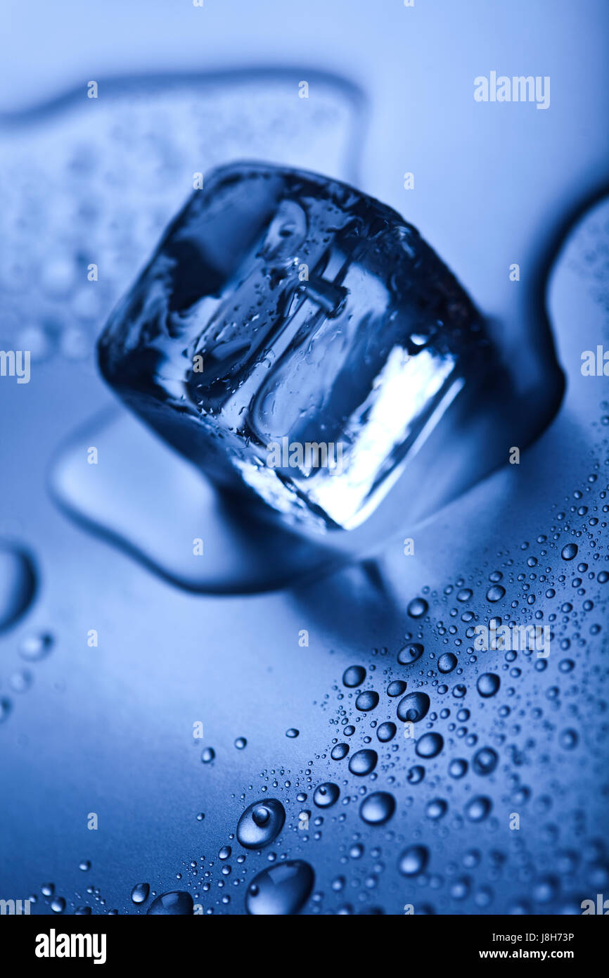 cold, cool, icy, backgrounds, cubes, water, ice, close, blue, objects ...