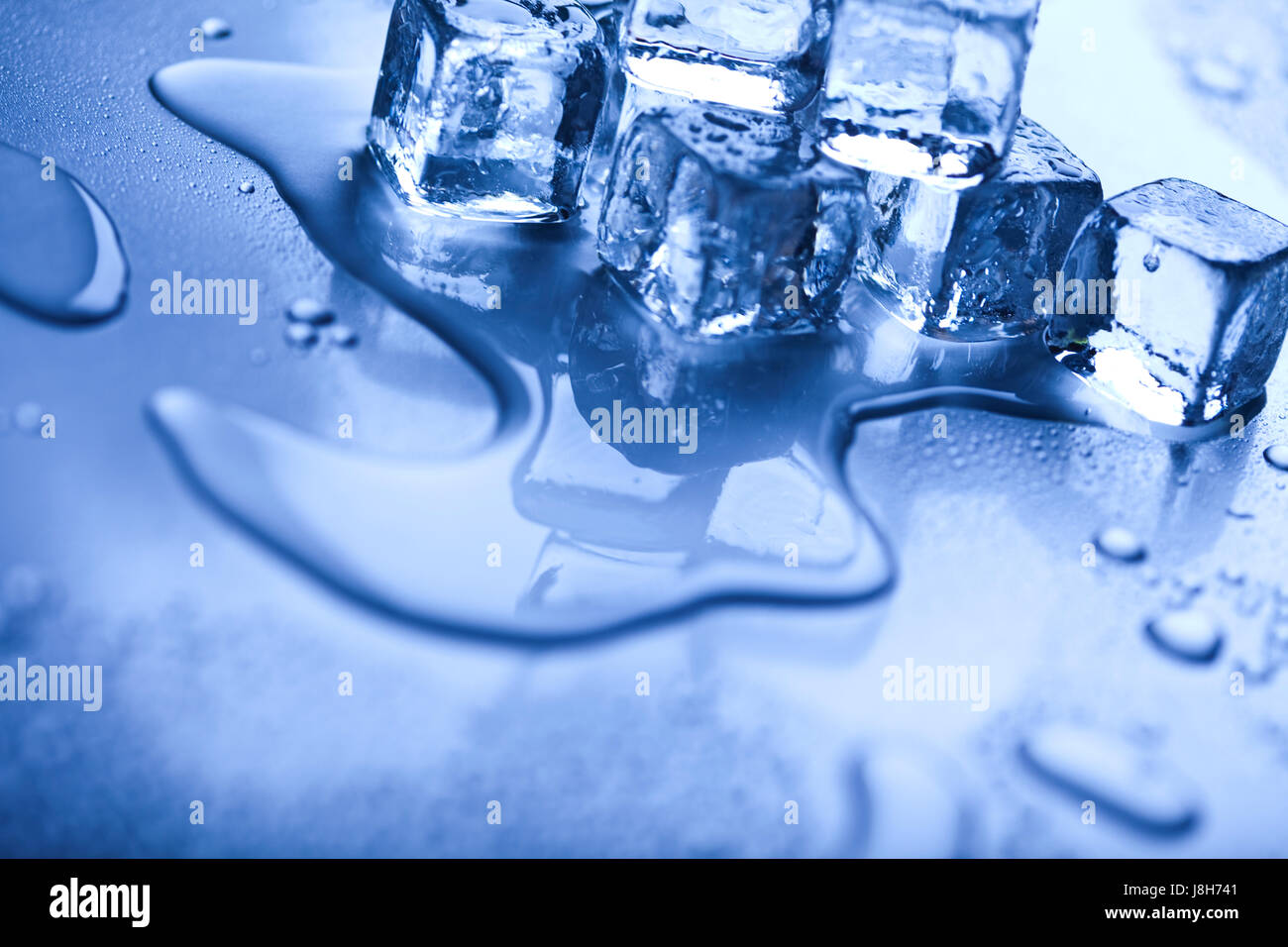 cold, cool, icy, backgrounds, cubes, water, ice, close, blue, objects ...
