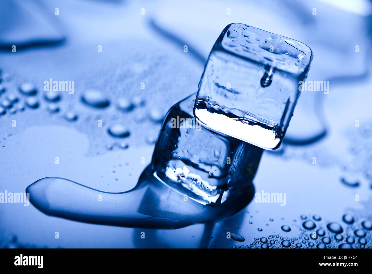 cold, cool, icy, backgrounds, cubes, water, ice, close, blue, objects ...