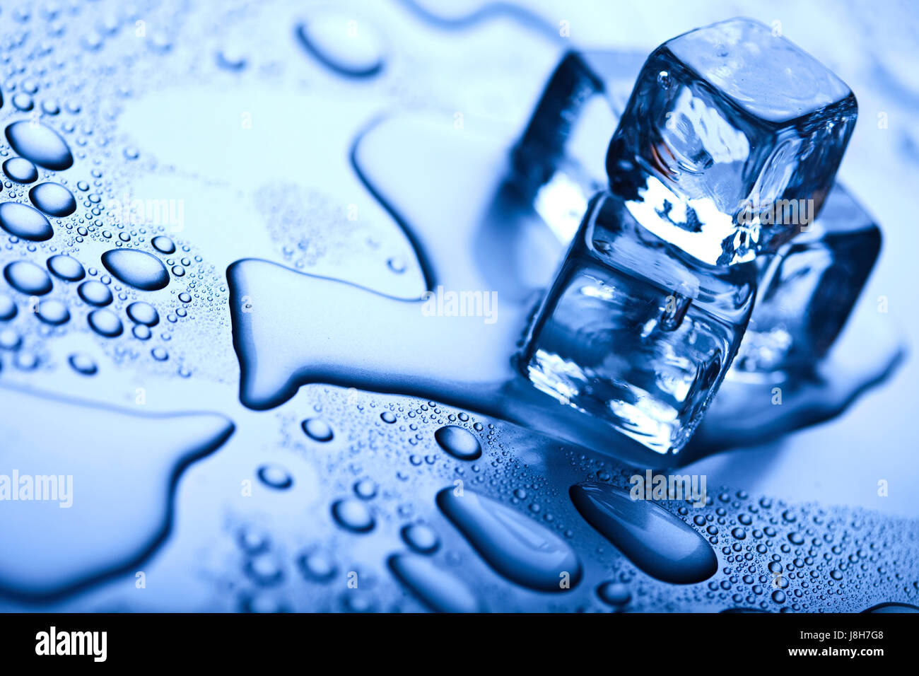 cold, cool, icy, backgrounds, cubes, water, ice, close, blue, objects ...