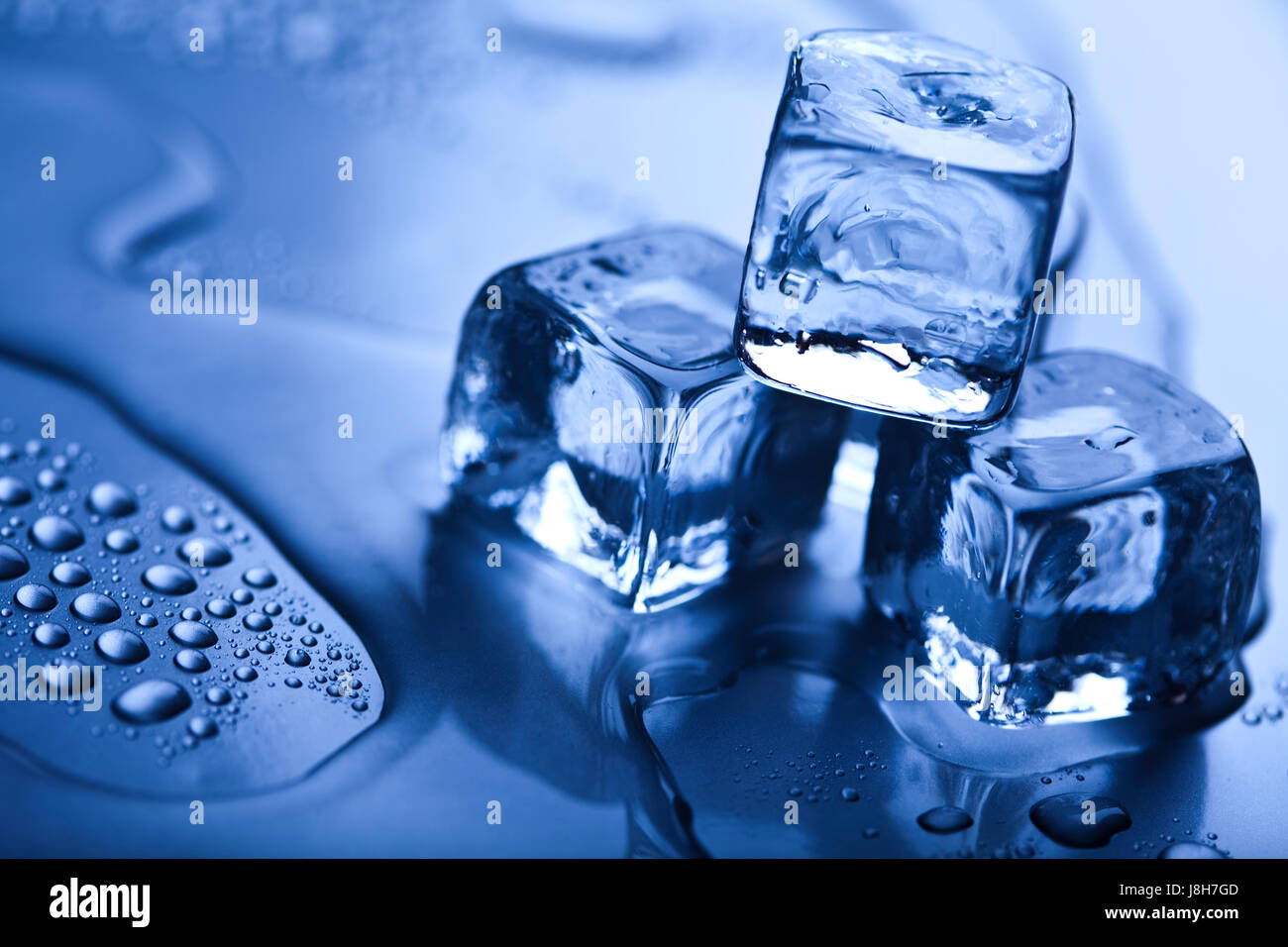 cold, cool, icy, backgrounds, cubes, water, ice, close, blue, objects ...