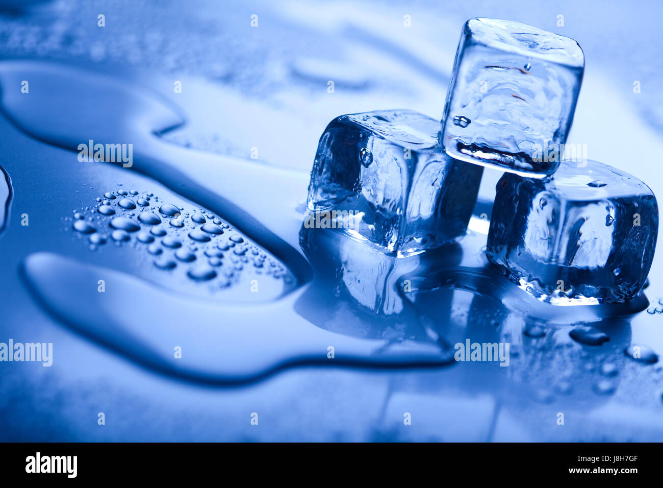 cold, cool, icy, backgrounds, cubes, water, ice, close, blue, objects ...