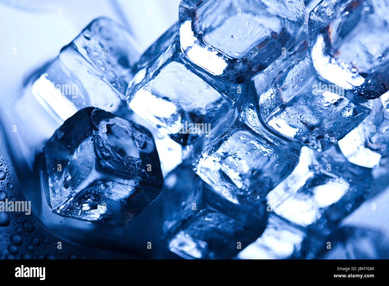 cold, cool, icy, backgrounds, cubes, water, ice, close, blue, objects ...