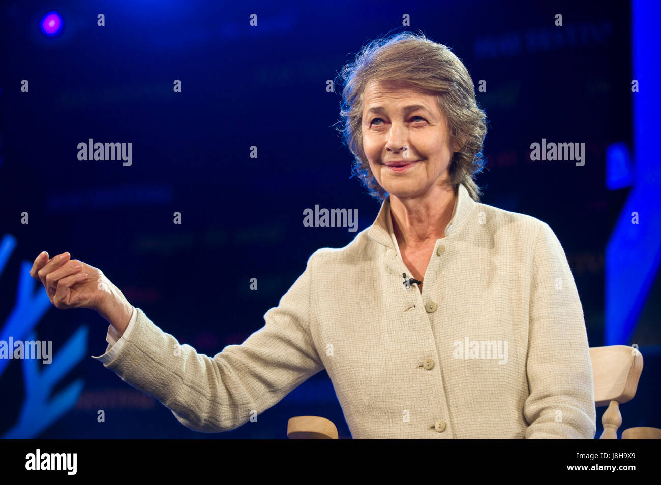Charlotte Rampling actor talking about her acting career & writing at ...