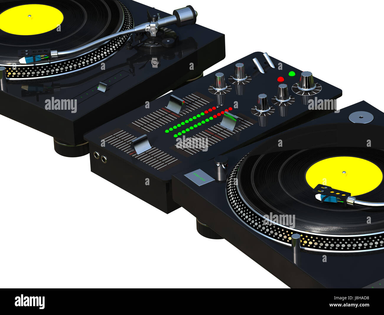 disco, dj, turntable, record, vinyl, player, mixer, disco ...