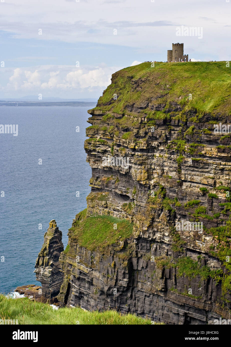 ireland, cliff, irish, castle, landscape, scenery, countryside, nature ...