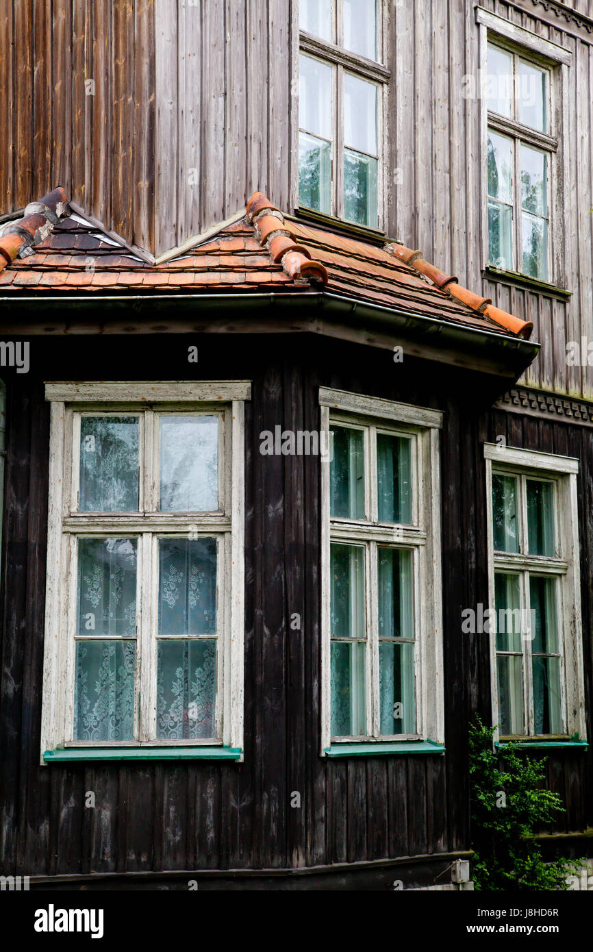 house, building, window, porthole, dormer window, pane, vintage, spooky ...