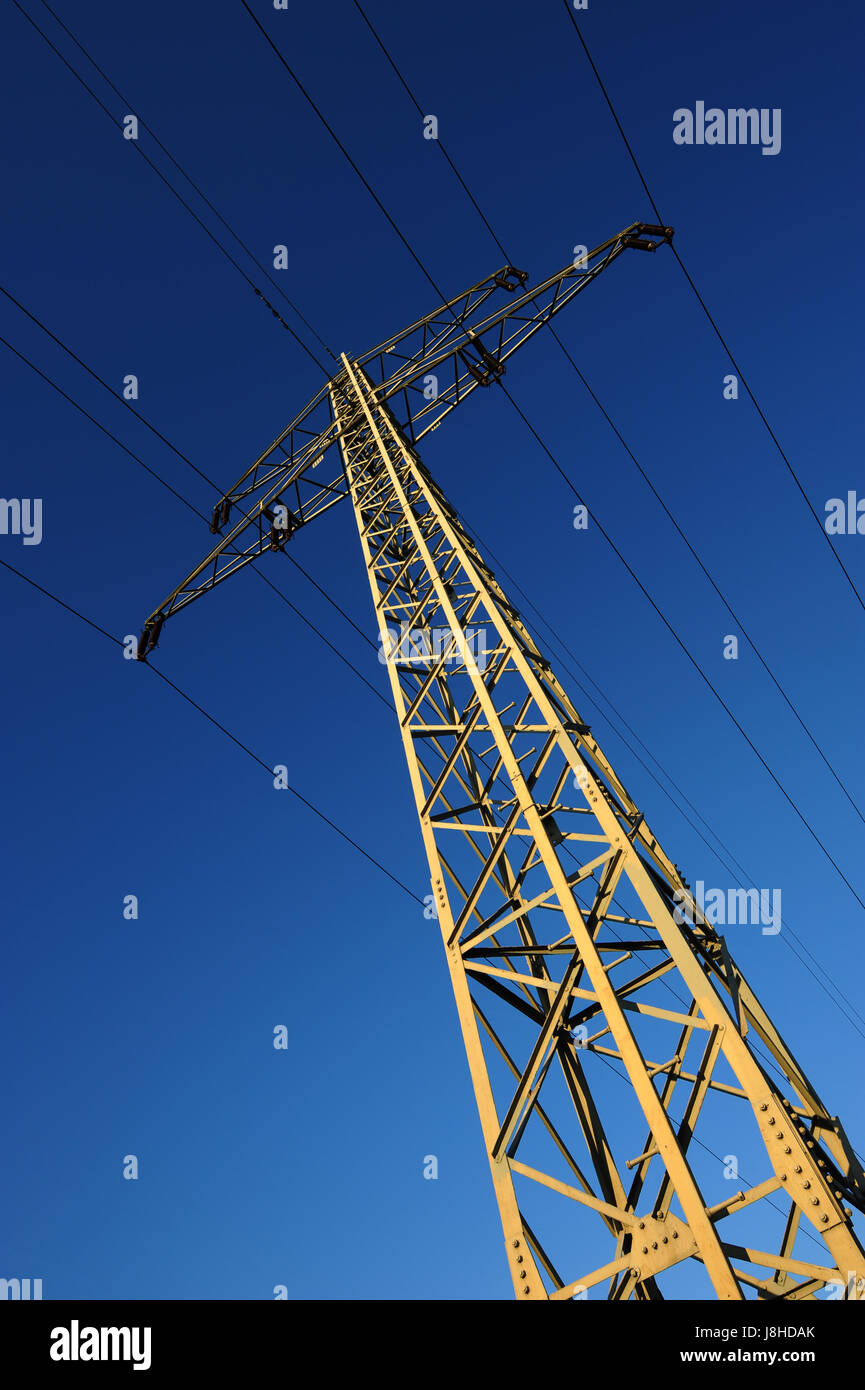 energy, power, electricity, electric power, mast, transmission line ...